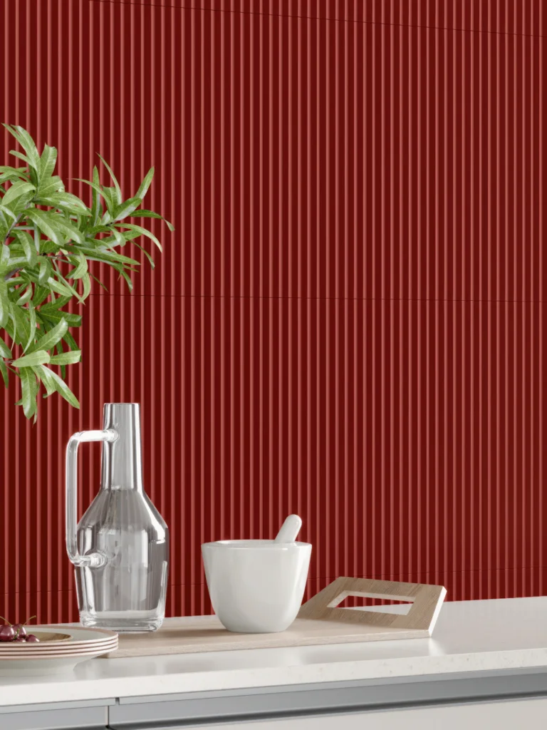 Buy Best Quality 3x12 Frendy Tiles Matte Vermillion